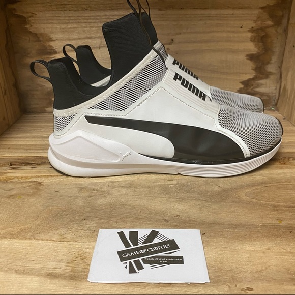 Puma | Shoes | Puma Ultra High Puma Tech White Blue Sneakers | Poshmark